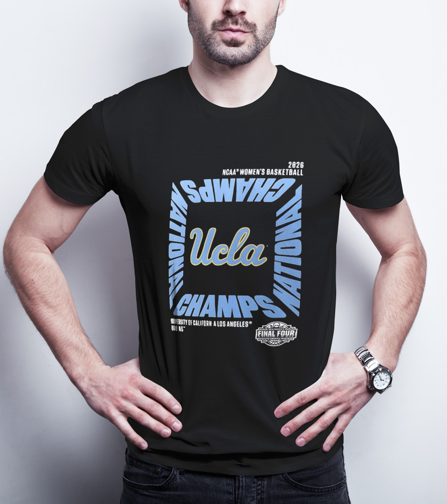 UCLA Bruins 2026 NCAA Women’s Basketball National Champs T-Shirt