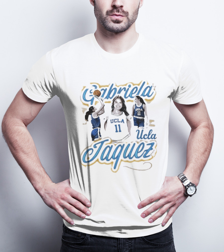 Gabriela Jaquez UCLA Bruins 11 Illustrated Basketball Player Youth Fashion T-Shirt