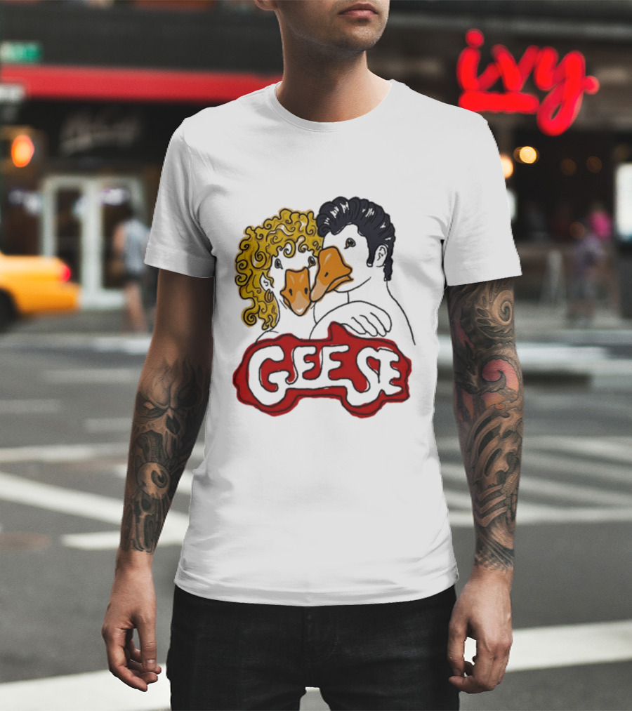 Grease Inspired Lonely Club Geese With Duck Faces T-Shirt