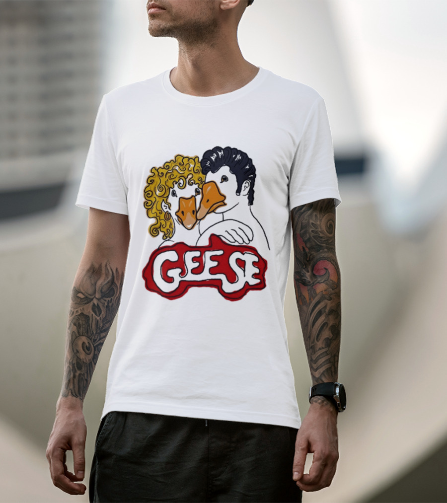 Grease Inspired Lonely Club Geese With Duck Faces T-Shirt