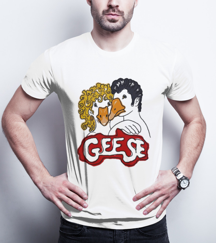 Grease Inspired Lonely Club Geese With Duck Faces T-Shirt