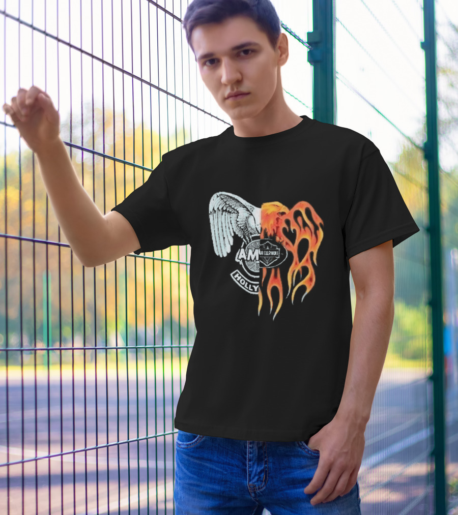 Louis Tomlinson HDWGH Tour Prague Amiri Spliced Angel Flames 2026 T-Shirt