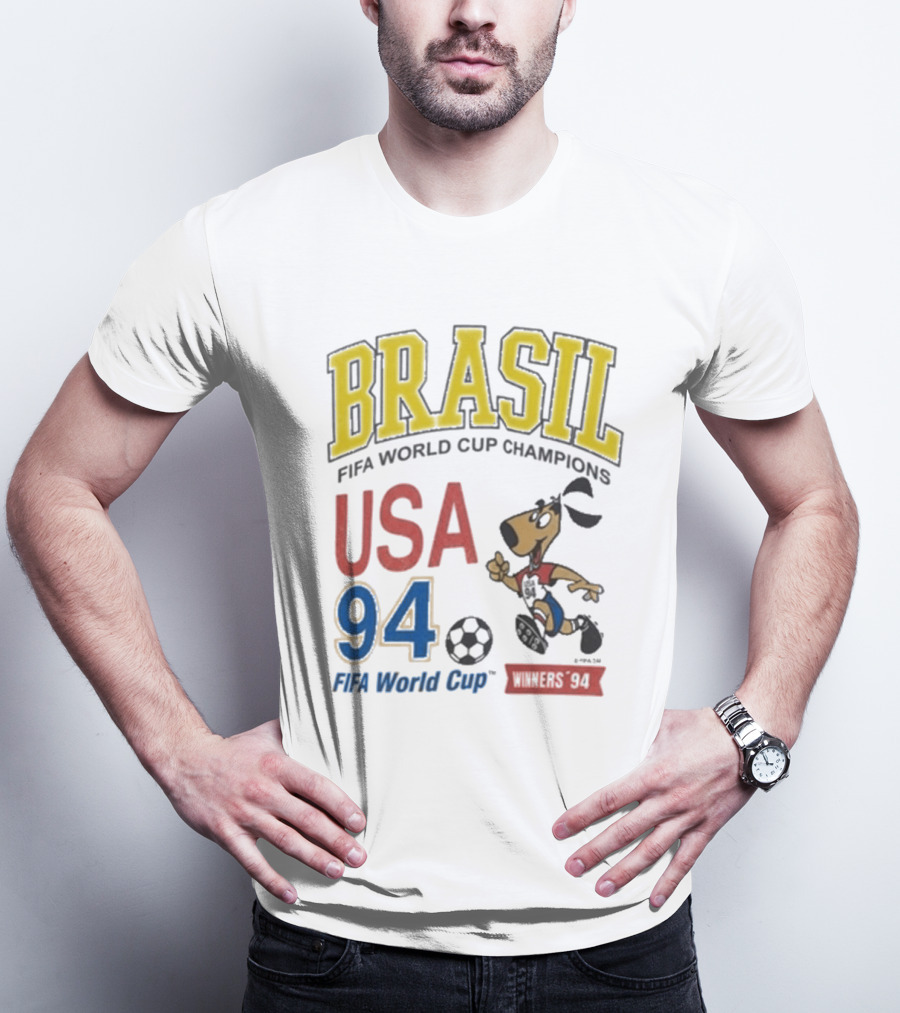 BRAZIL FIFA World Cup Champions USA 94 T-Shirt