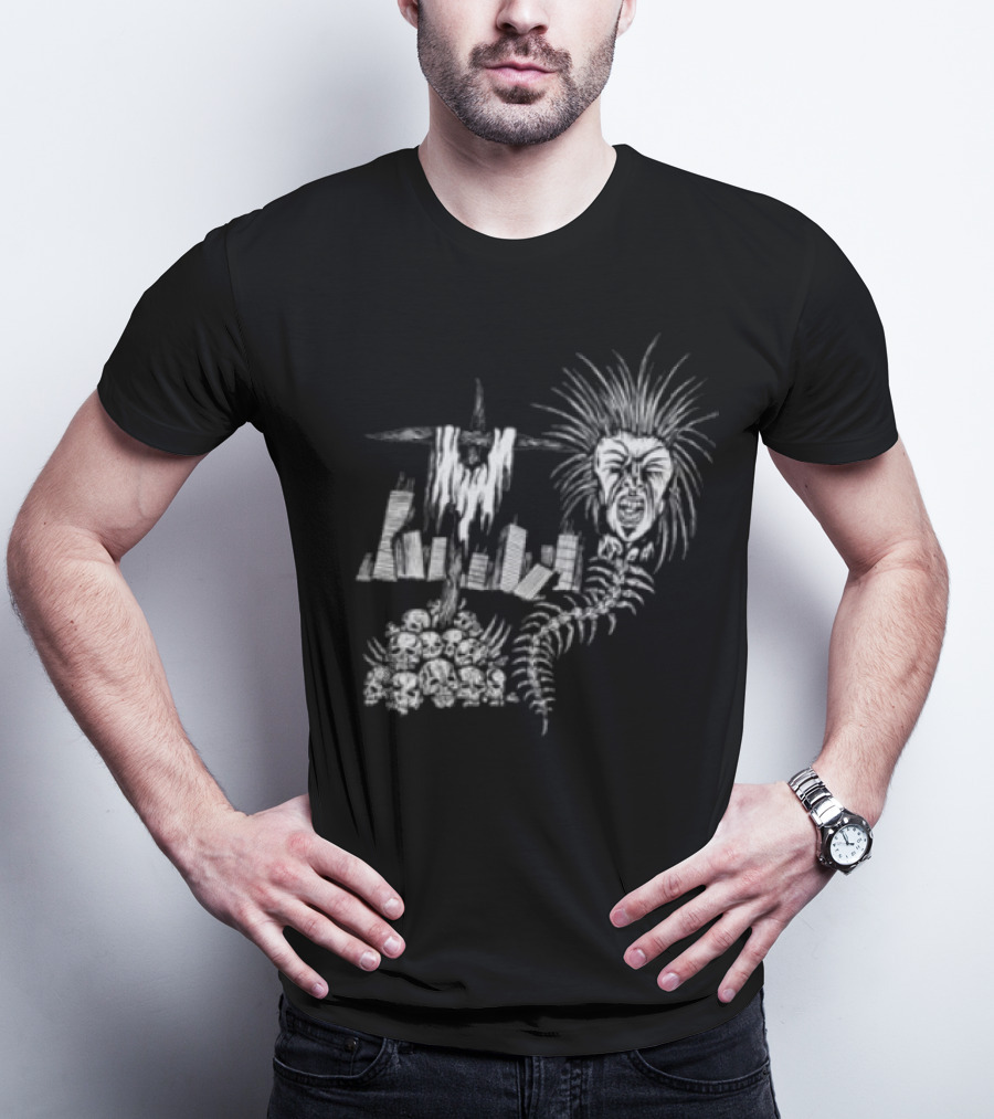 Portrayal Of Guilt Human Terror Cityscape And Nature T-Shirt