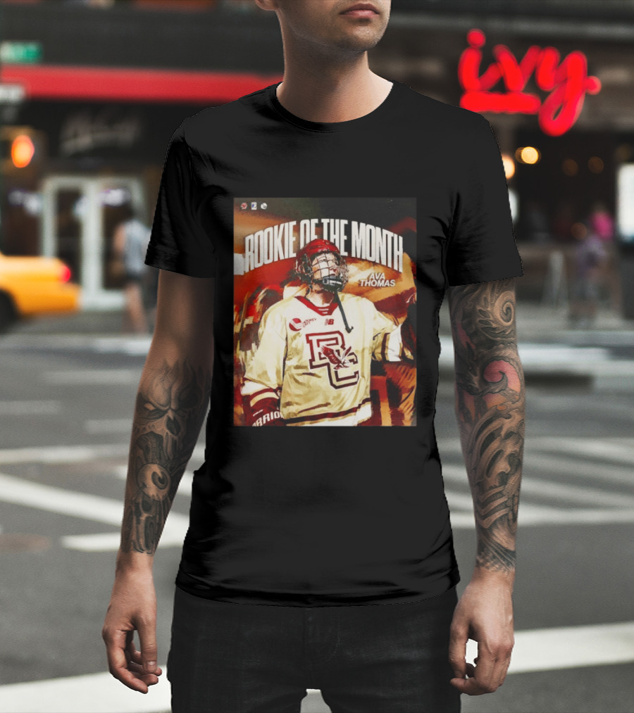 Rookie Of The Month Ava Thomas Boston College Hockey T-Shirt