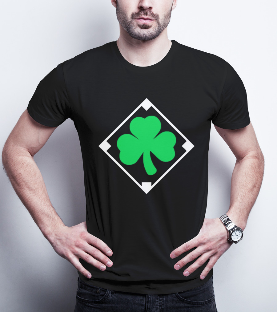 Shamrock Diamond Irish Licensed Clover T-Shirt