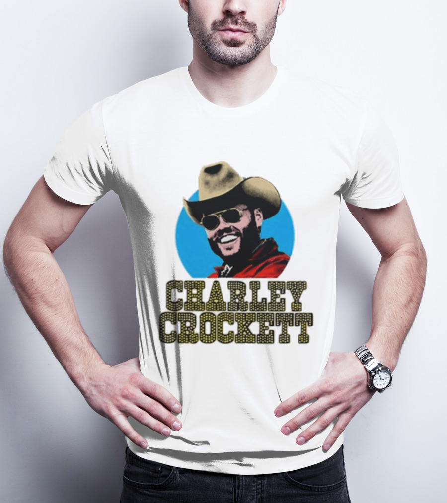 Charley Crockett Cowboy Hat Sunglasses Western T-Shirt