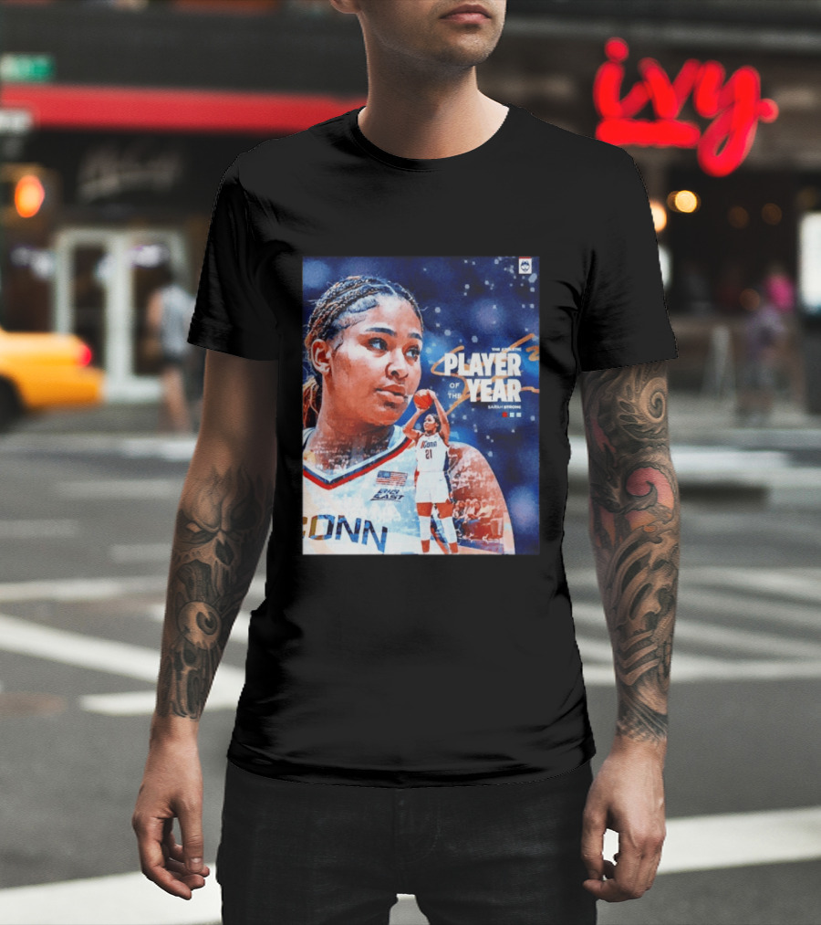 UConn Huskies The Athletic Player Of The Year Sarah Strong T-Shirt