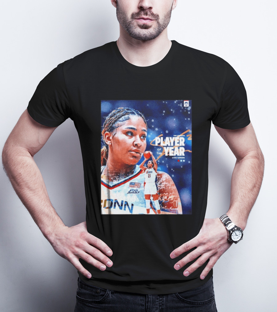 UConn Huskies The Athletic Player Of The Year Sarah Strong T-Shirt