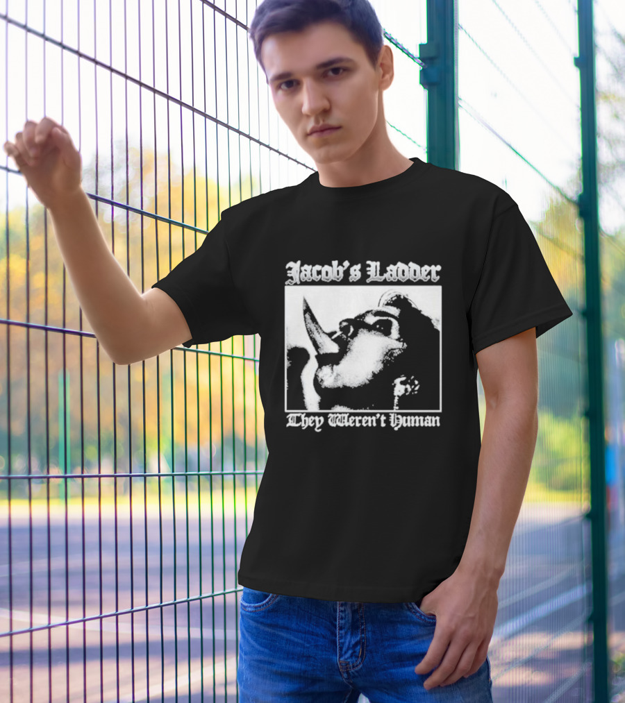 Jacob's Ladder 1990 Cult They Weren't Human Face Montage T-Shirt