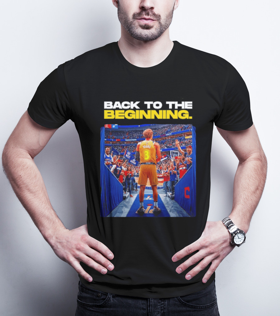 Back To The Beginning Trae Young Washington Wizards Fan Celebration T-Shirt
