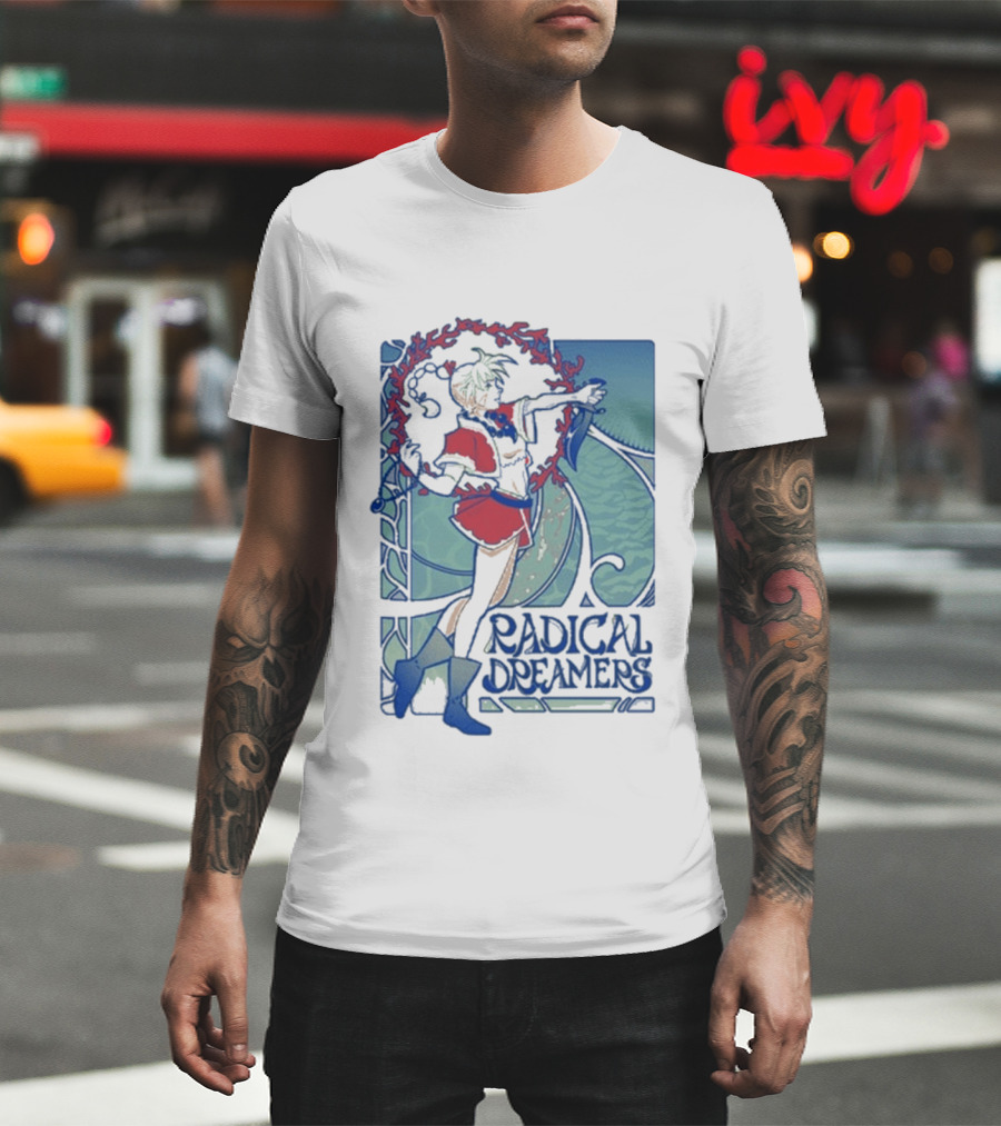 Radical Dreamers Frost Fatales 2026 Anime Girl Art Nouveau T-Shirt