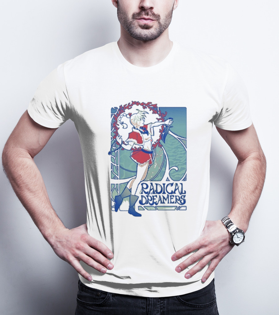 Radical Dreamers Frost Fatales 2026 Anime Girl Art Nouveau T-Shirt