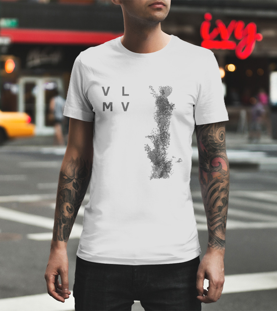 Vlmv There Will Come Soft Rains Abstract Monochrome T-Shirt