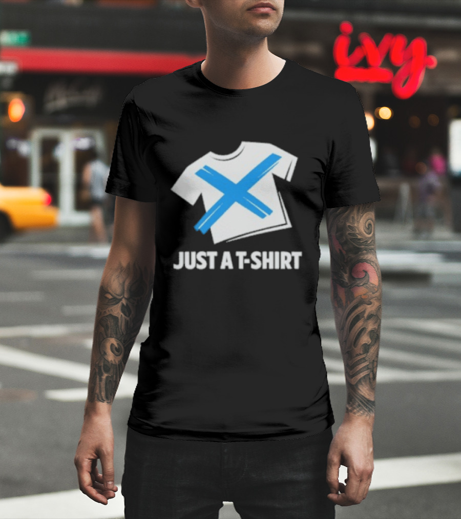 Just A Blue X T-Shirt