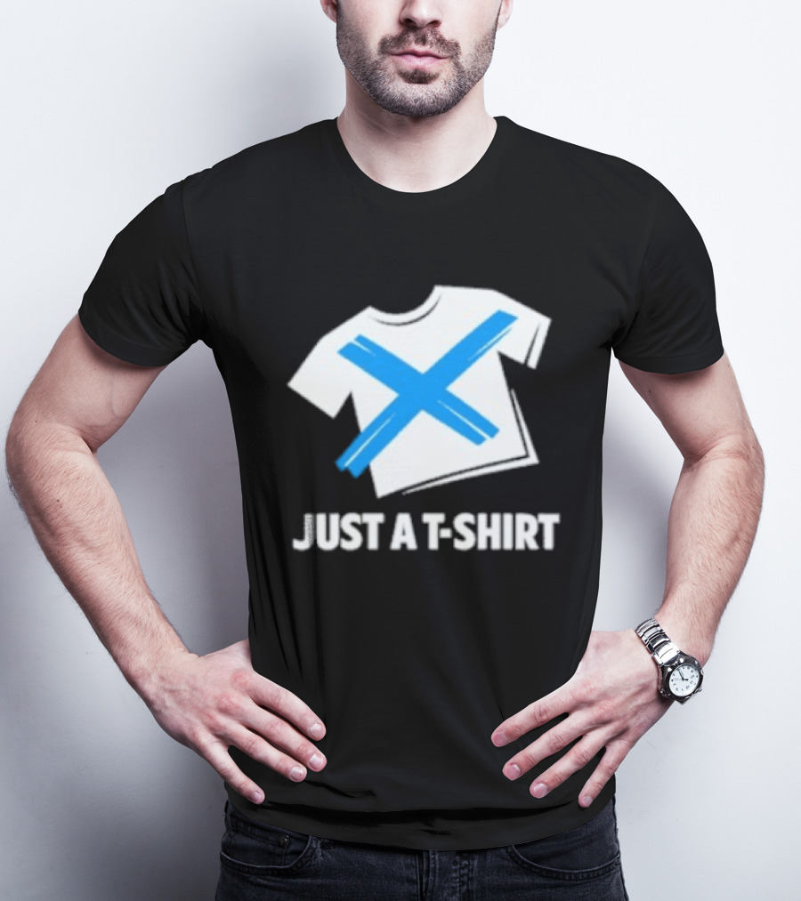 Just A Blue X T-Shirt