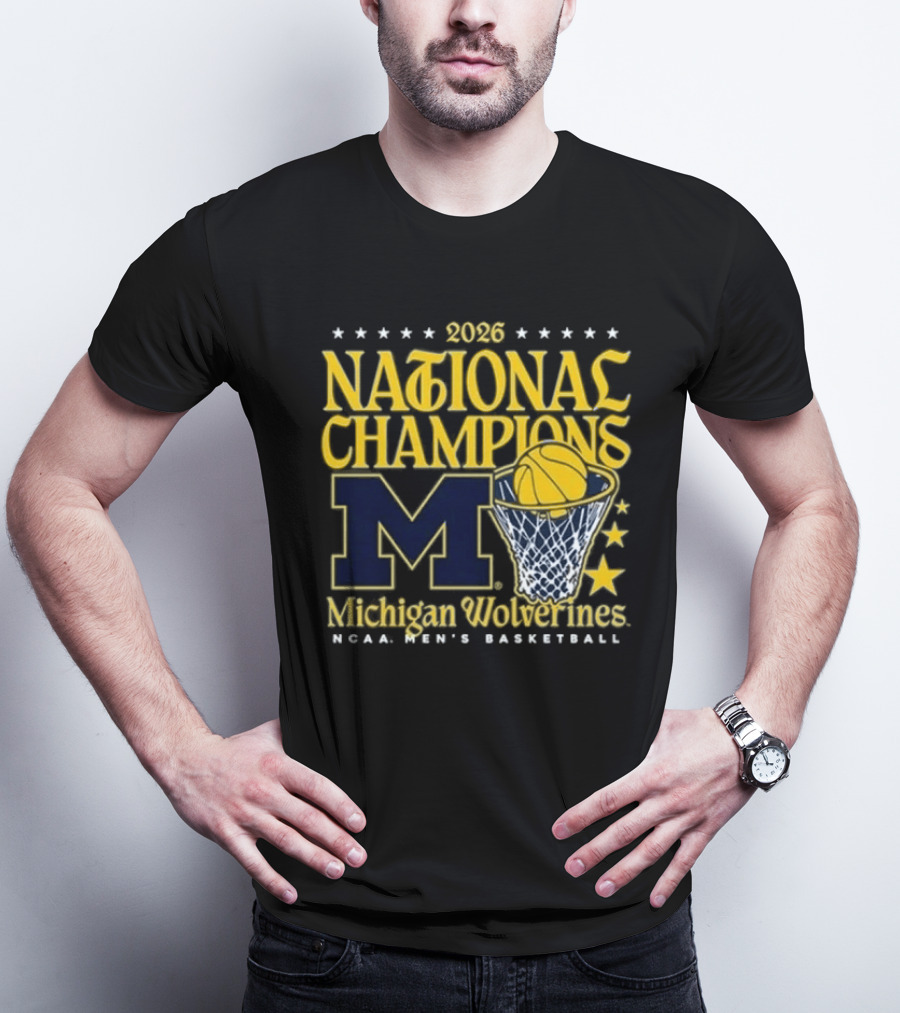 2026 National Champions Michigan Wolverines MBB Women's Basketball T-Shirt