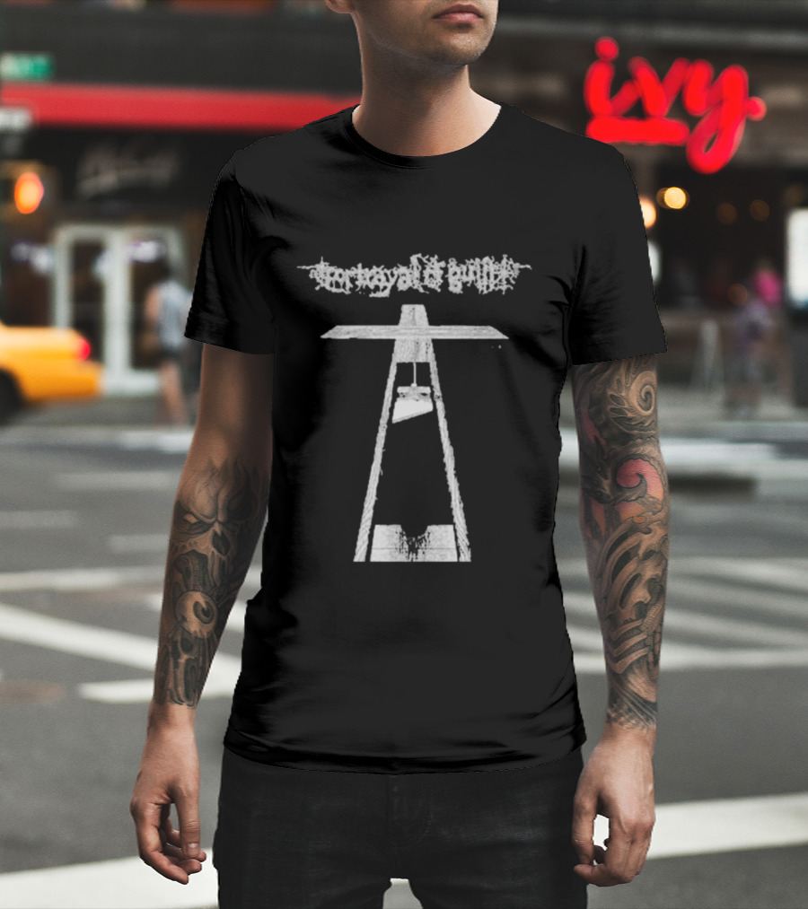 Run For Cover Records Portrayal Of Guilt Guillotine T-Shirt