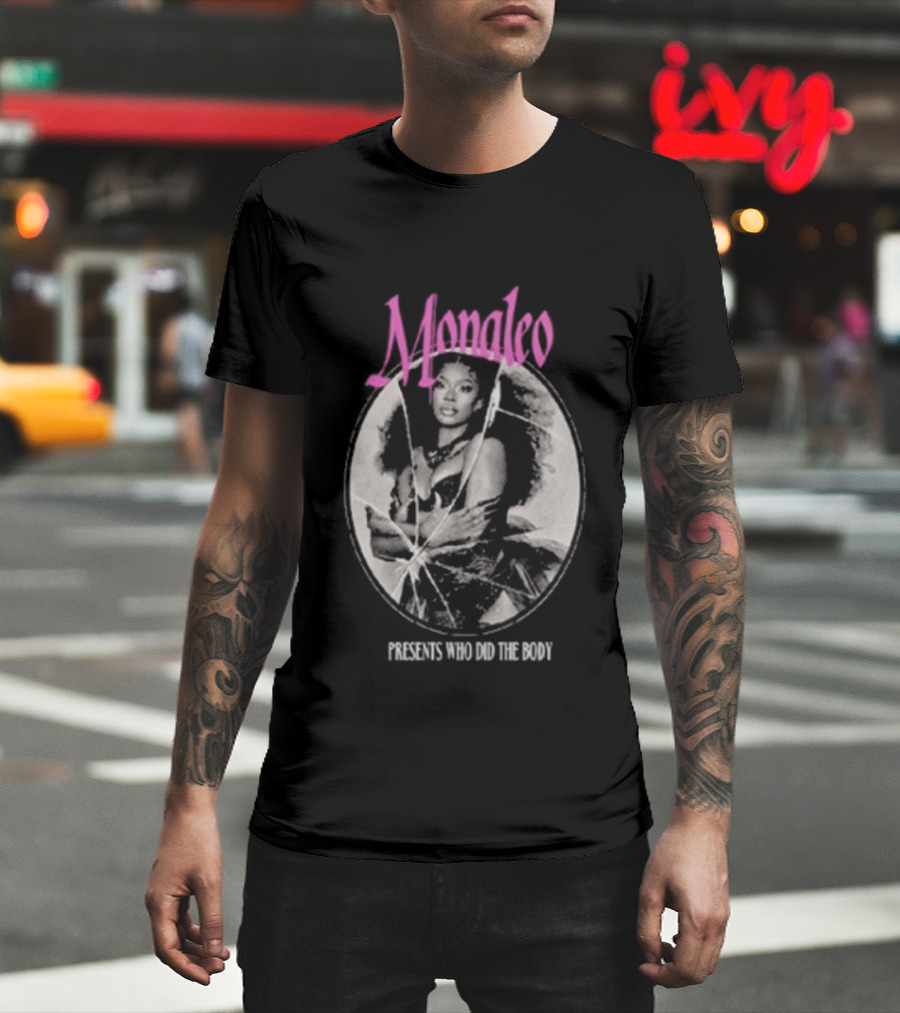 Monaleo Mirror Presents Who Did The Body Tour 2026 T-Shirt