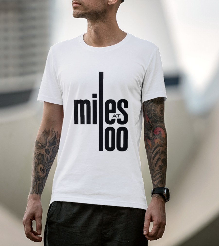 Miles Davis Miles At 100 Black T-Shirt