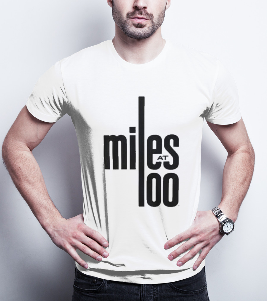 Miles Davis Miles At 100 Black T-Shirt