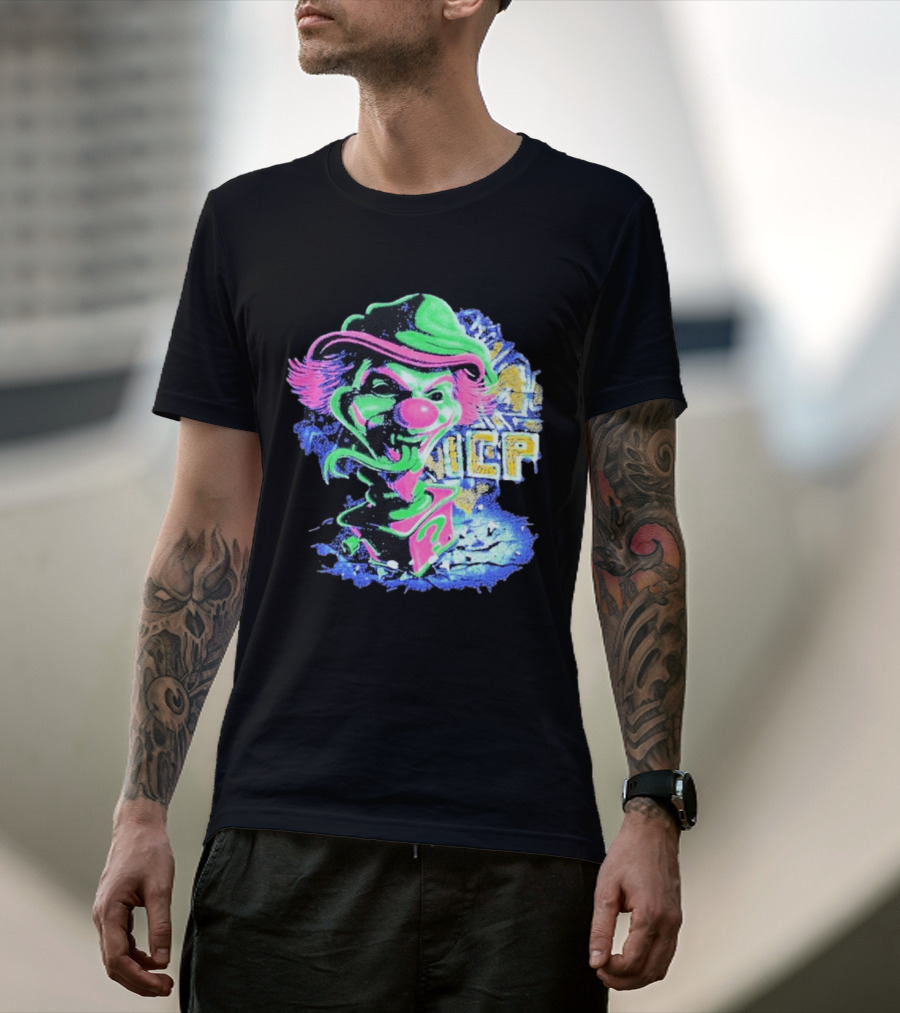 Insane Clown Posse ICP Jack In The Riddle Box Psychedelic Clown T-Shirt
