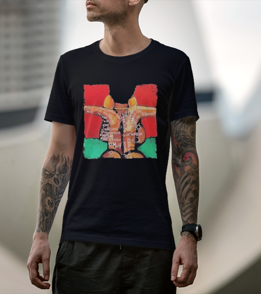 Jill Scott Golden Back Cover Art Twtmc Album T-Shirt