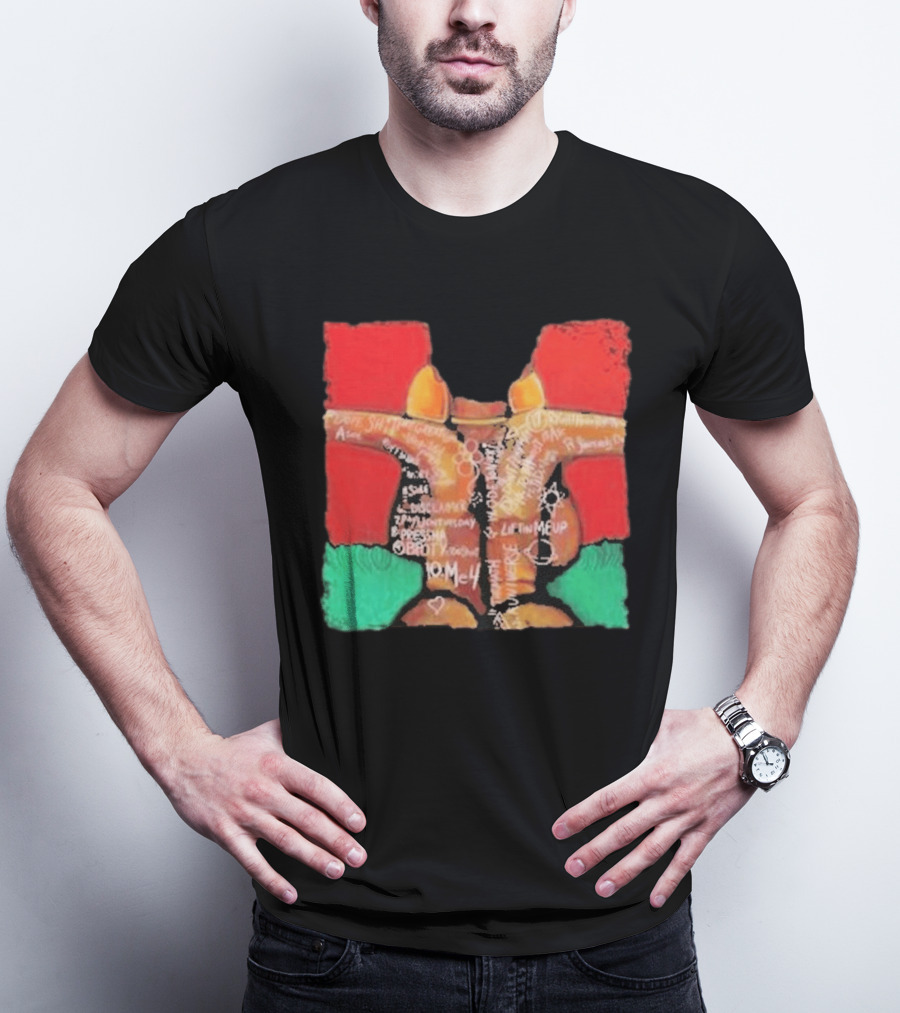Jill Scott Golden Back Cover Art Twtmc Album T-Shirt