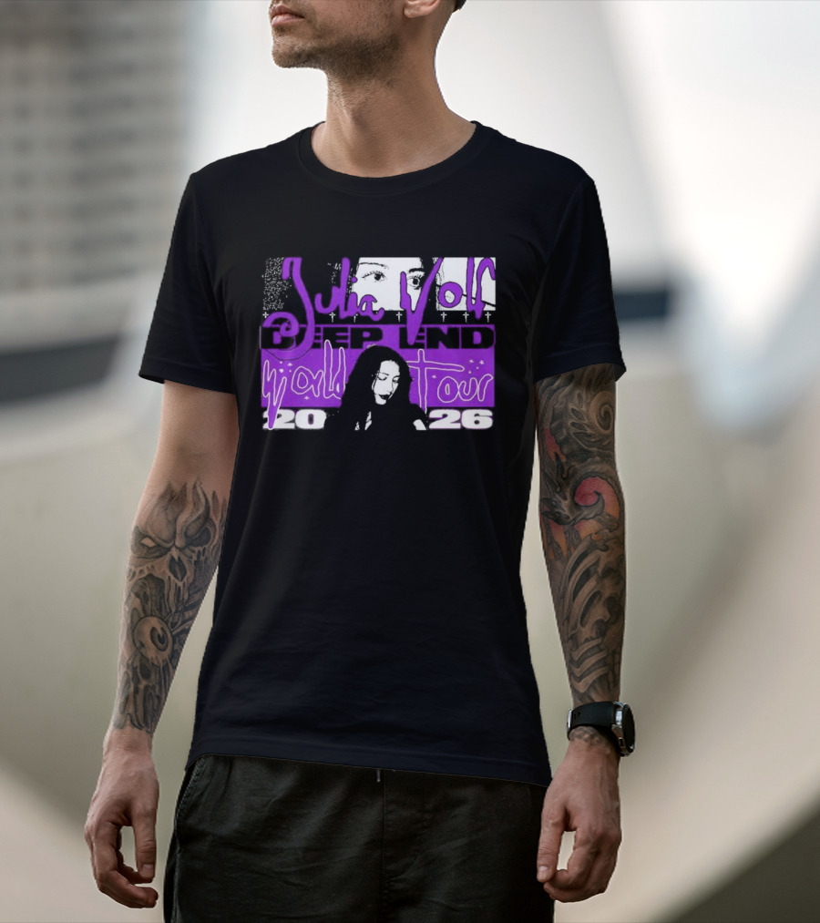 Julia Wolf 2026 The Deep End World Tour Dates T-Shirt