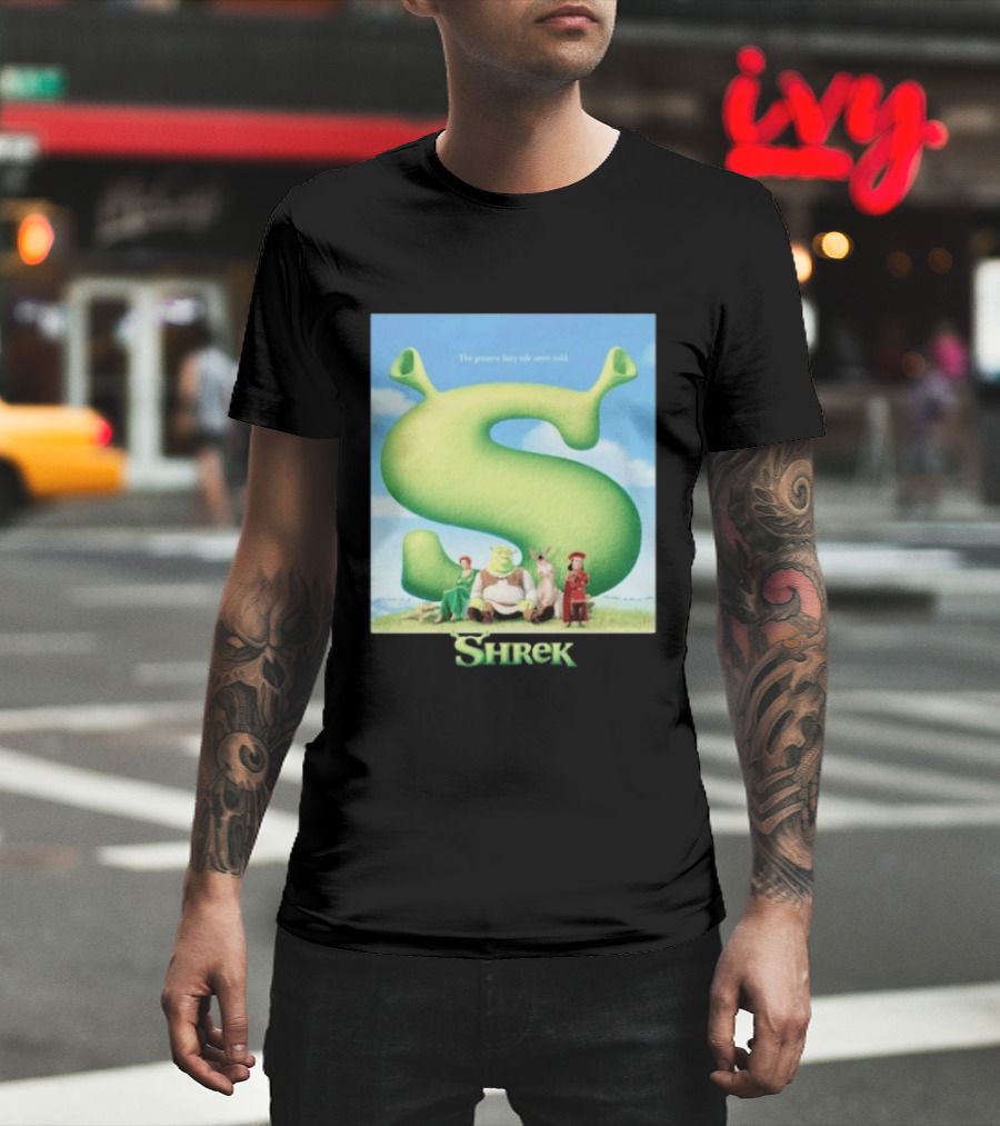 Shrek The Greatest Fairy Tale Never Told Movie Characters T-Shirt