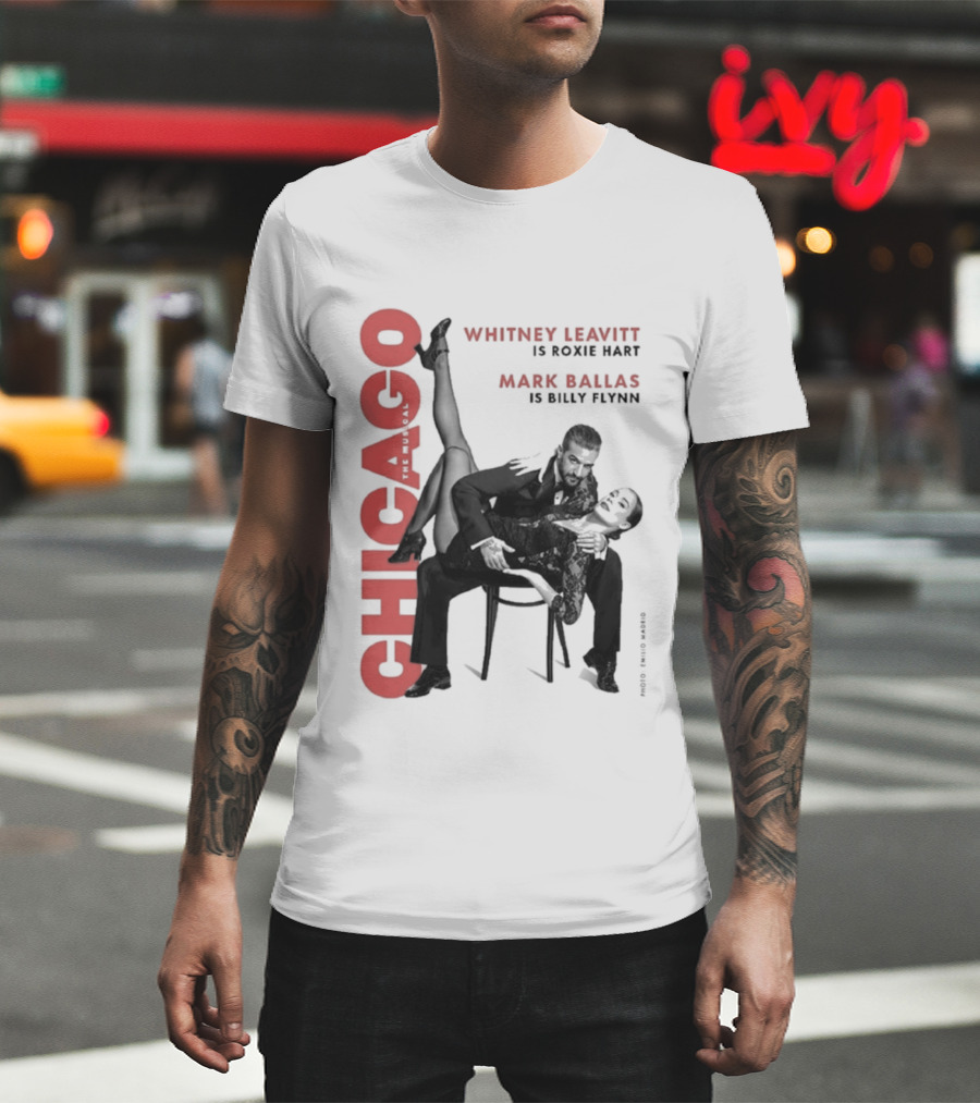 Chicago Whitney Leavitt Roxie Hart Mark Ballas Billy Flynn Emilio Madrid Photo T-Shirt