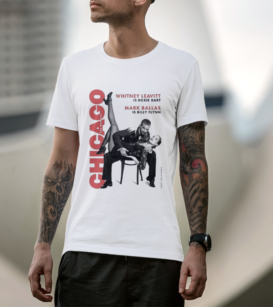 Chicago Whitney Leavitt Roxie Hart Mark Ballas Billy Flynn Emilio Madrid Photo T-Shirt