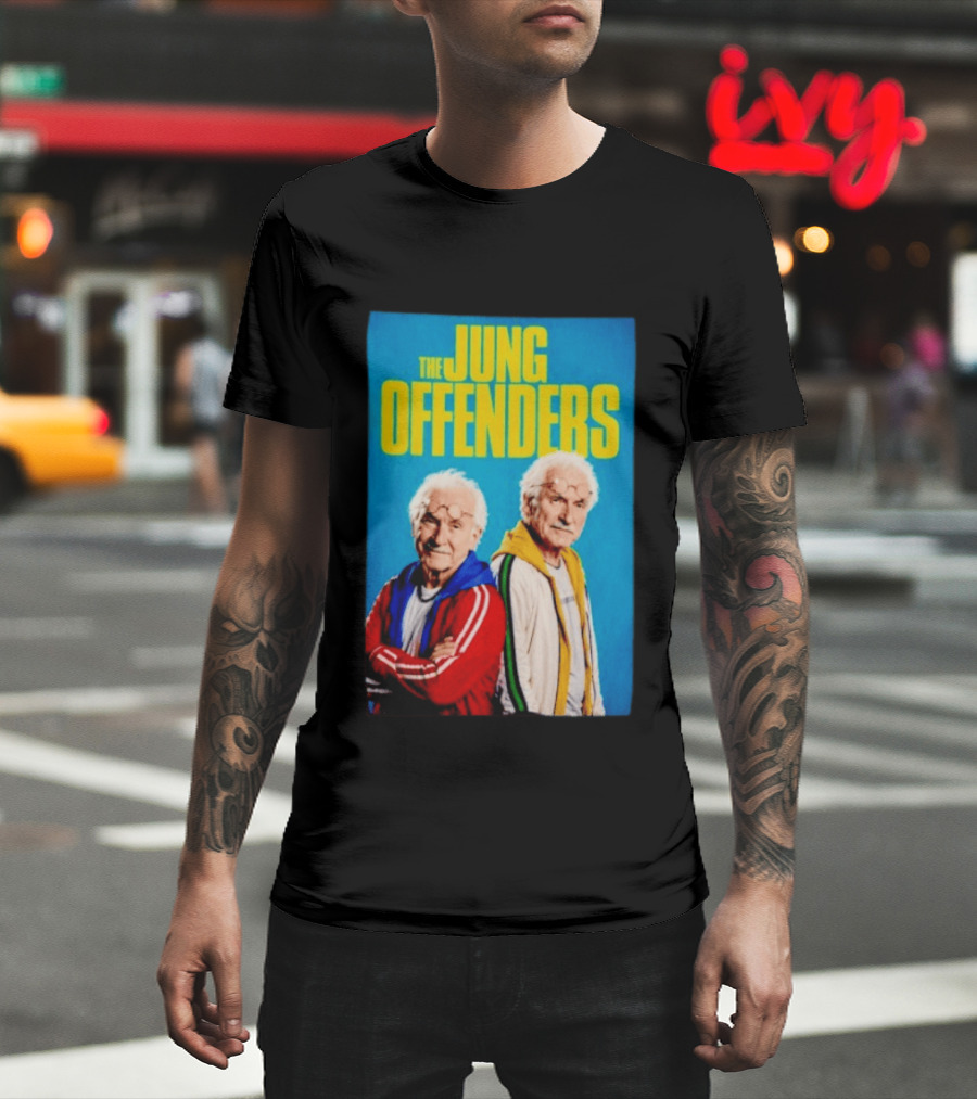 The Jung Offenders Comedy Duo Vintage Look T-Shirt