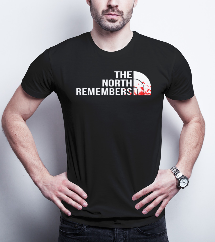 The North Remembers GOT Blood Splatter T-Shirt