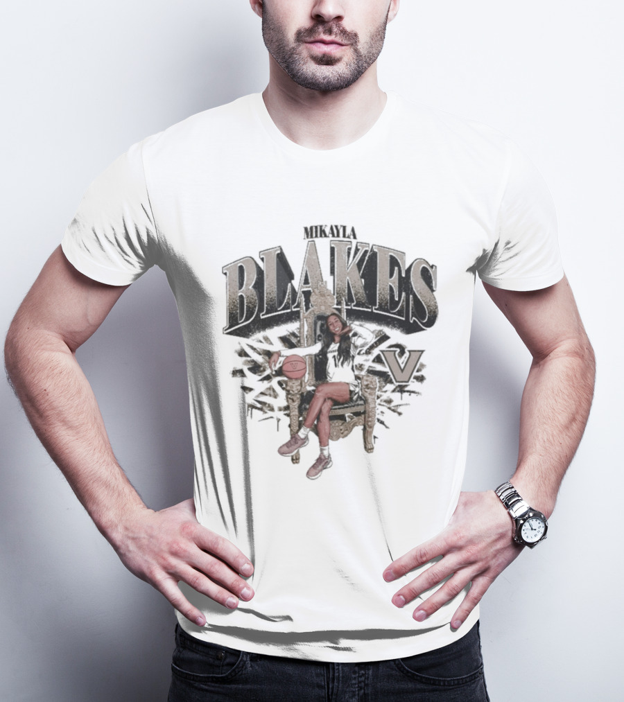 Mikayla Blakes Vanderbilt Commodores Basketball Vintage 90s T-Shirt