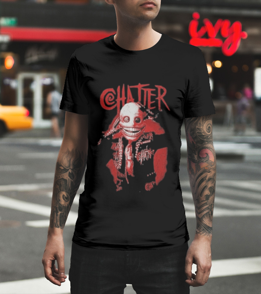 Chatter Panic Character With Distorted Smiling Face T-Shirt