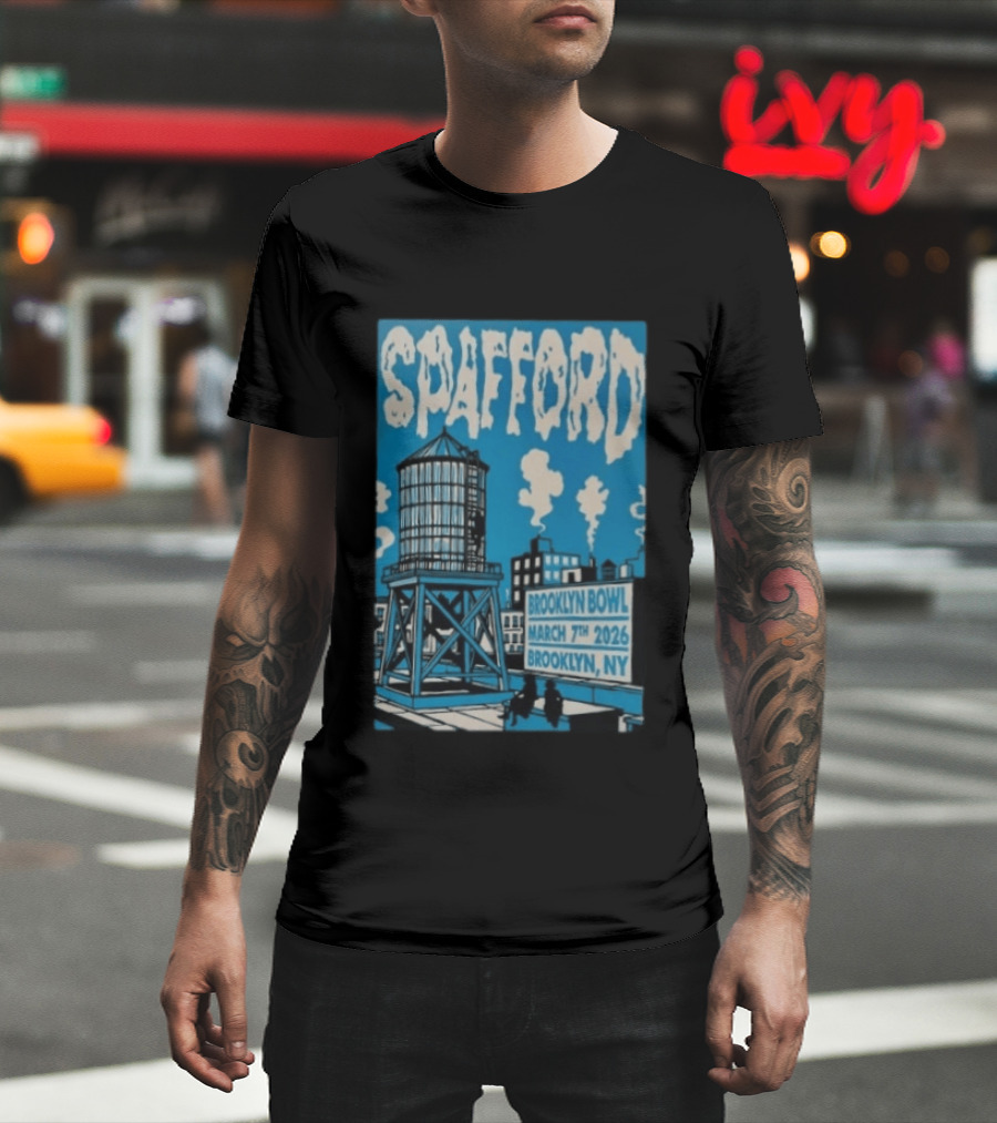Spafford Brooklyn Bowl March 7th 2026 Brooklyn NY T-Shirt