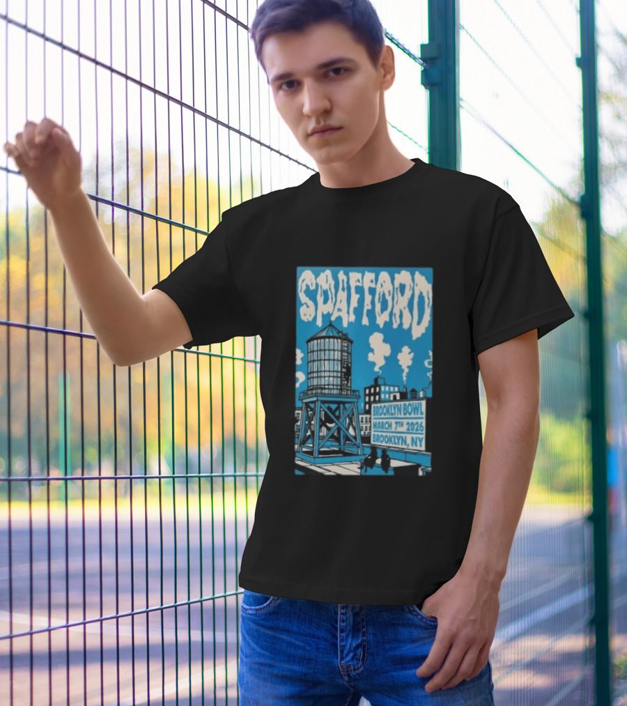Spafford Brooklyn Bowl March 7th 2026 Brooklyn NY T-Shirt