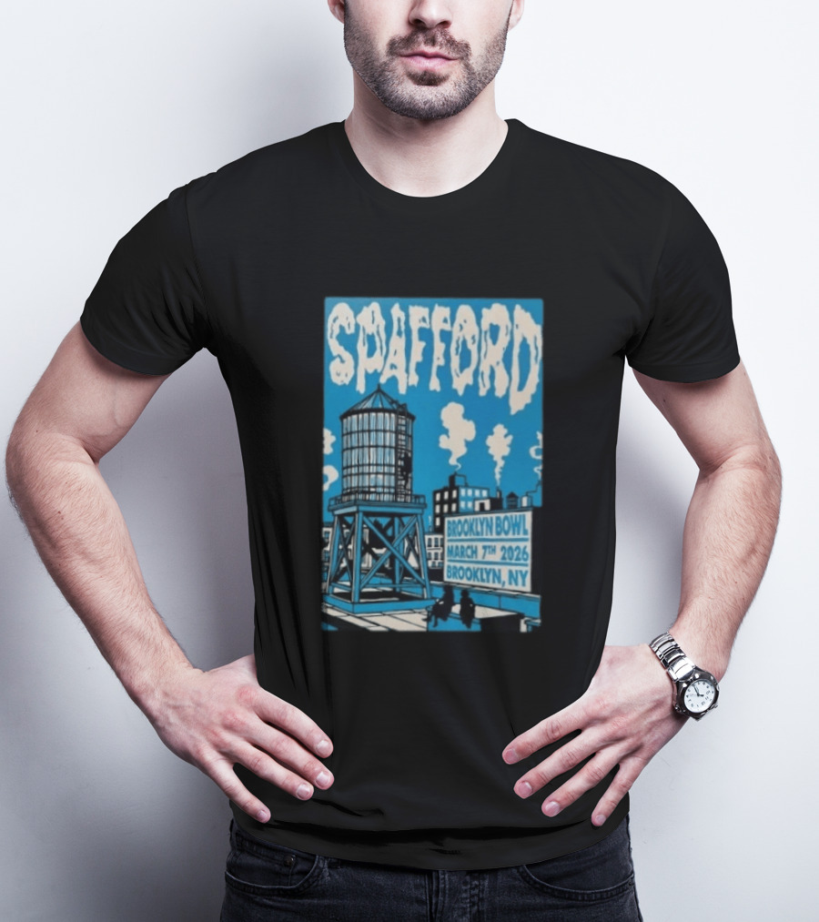 Spafford Brooklyn Bowl March 7th 2026 Brooklyn NY T-Shirt