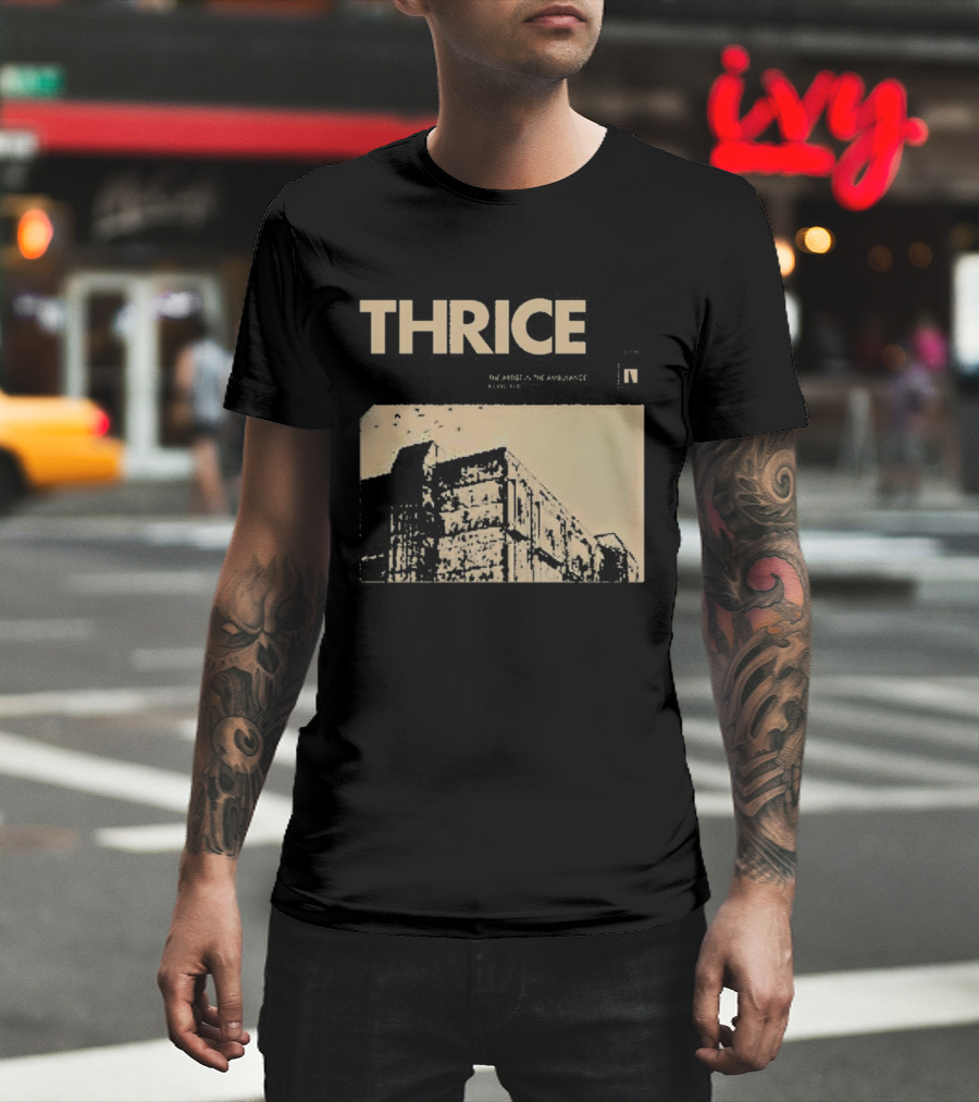 Thrice The Artist In The Ambulance Album Cover Art Building T-Shirt