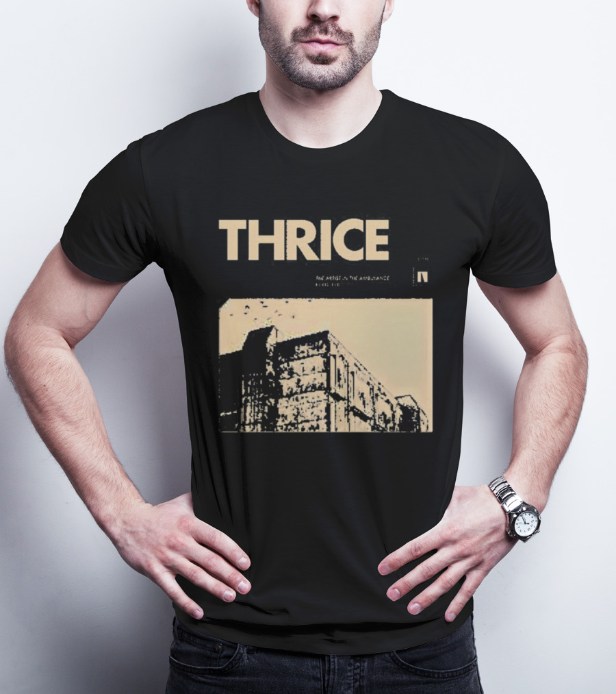 Thrice The Artist In The Ambulance Album Cover Art Building T-Shirt