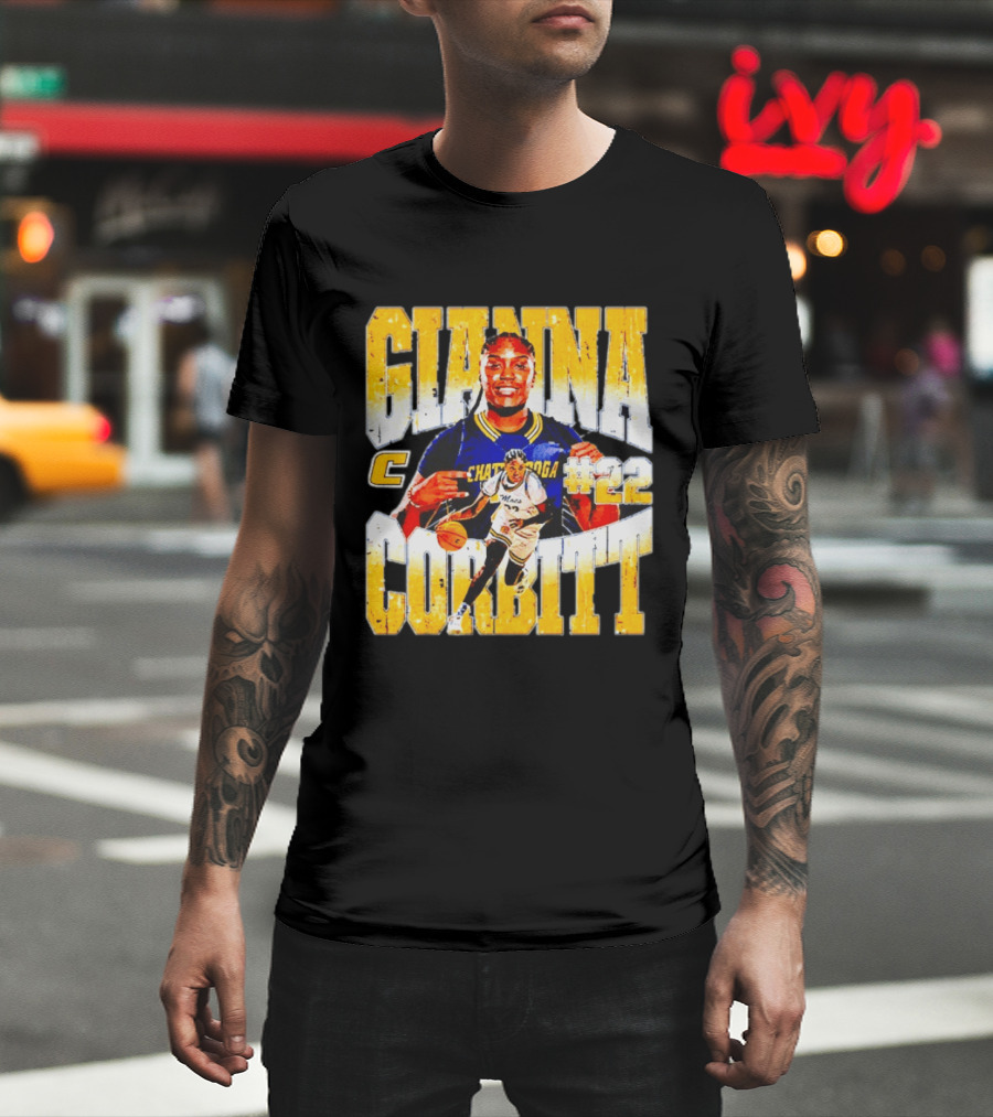 Gianna Corbitt Chattanooga Mocs #22 Basketball T-Shirt