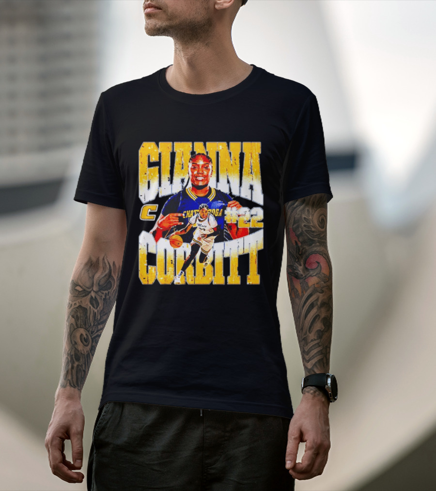 Gianna Corbitt Chattanooga Mocs #22 Basketball T-Shirt