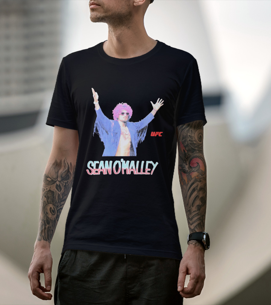 Wacko Maria UFC Sean O'Malley Pink Hair Fringe Jacket T-Shirt