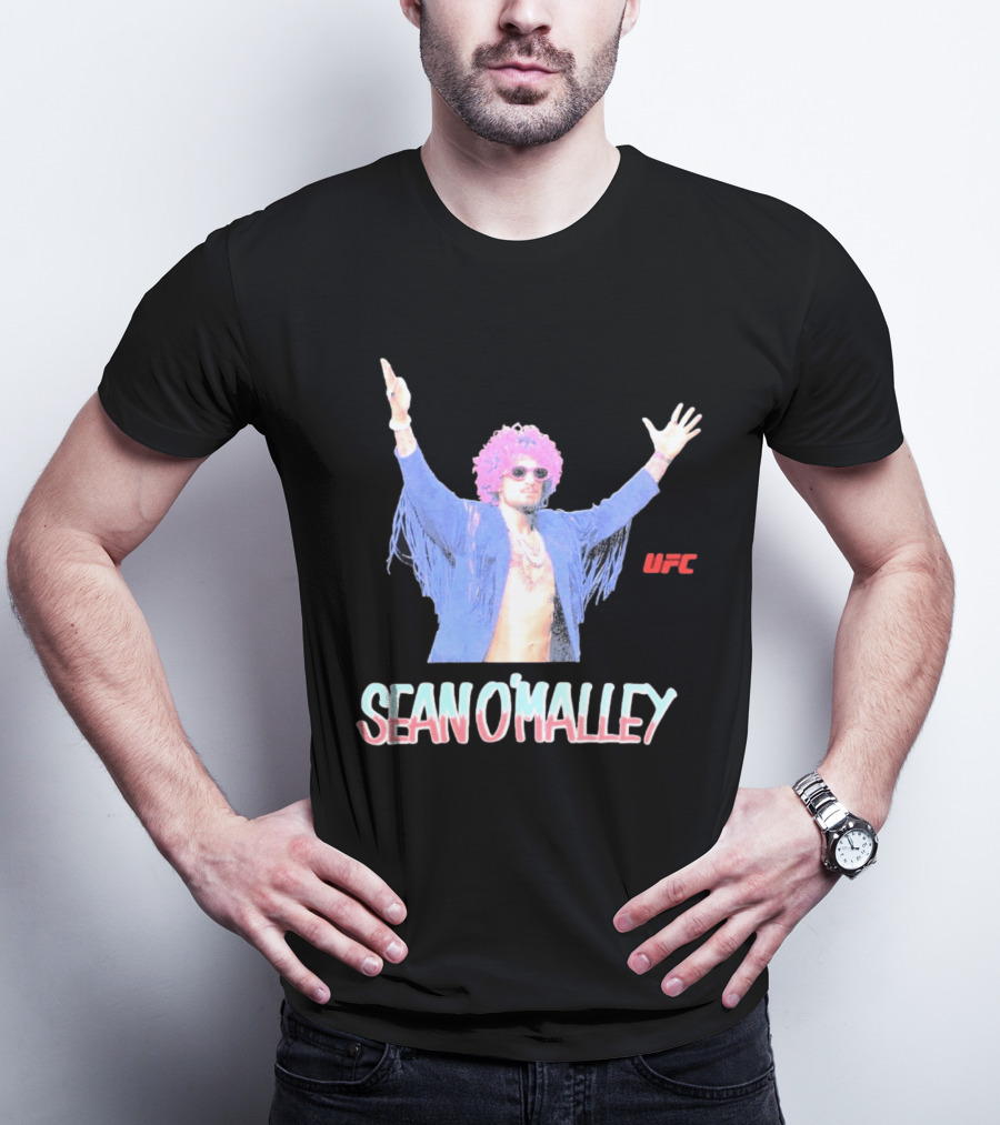 Wacko Maria UFC Sean O'Malley Pink Hair Fringe Jacket T-Shirt