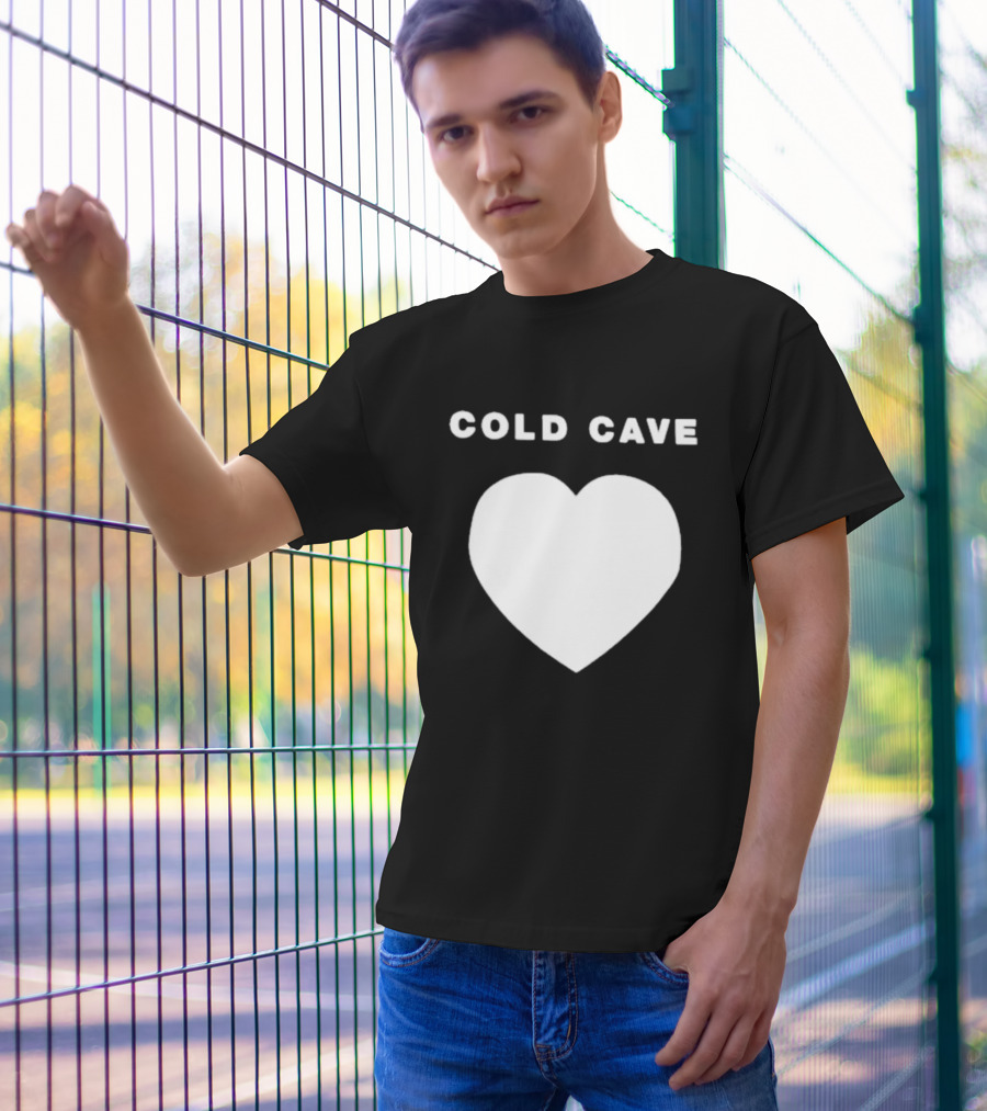 Heartworm Press Cold Cave White Heart T-Shirt