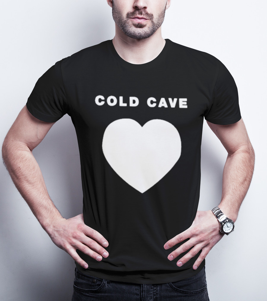 Heartworm Press Cold Cave White Heart T-Shirt