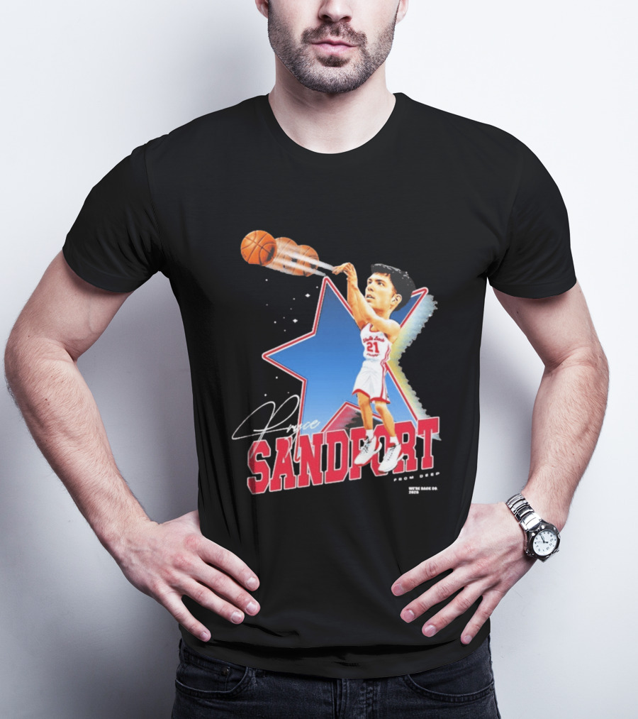 Pryce Sandfort From Deep Were Back Basketball Star T-Shirt