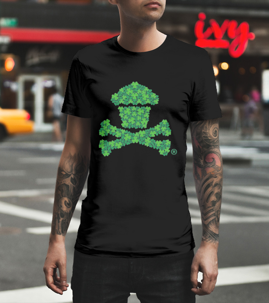 Johnny Cupcakes Clover Cupcake And Crossbones T-Shirt