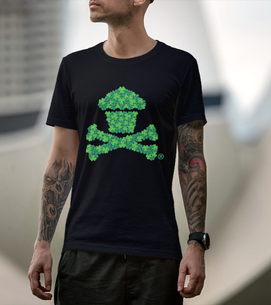 Johnny Cupcakes Clover Cupcake And Crossbones T-Shirt